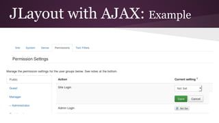 JLayout for extension developers | PDF