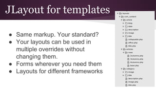 JLayout for extension developers | PDF