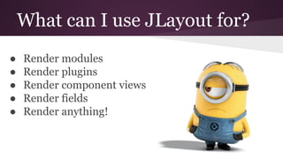 JLayout for extension developers | PDF