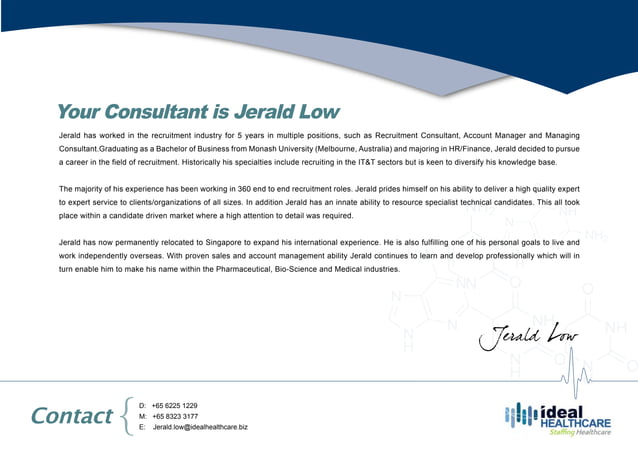 Jerald Low Bio | PDF