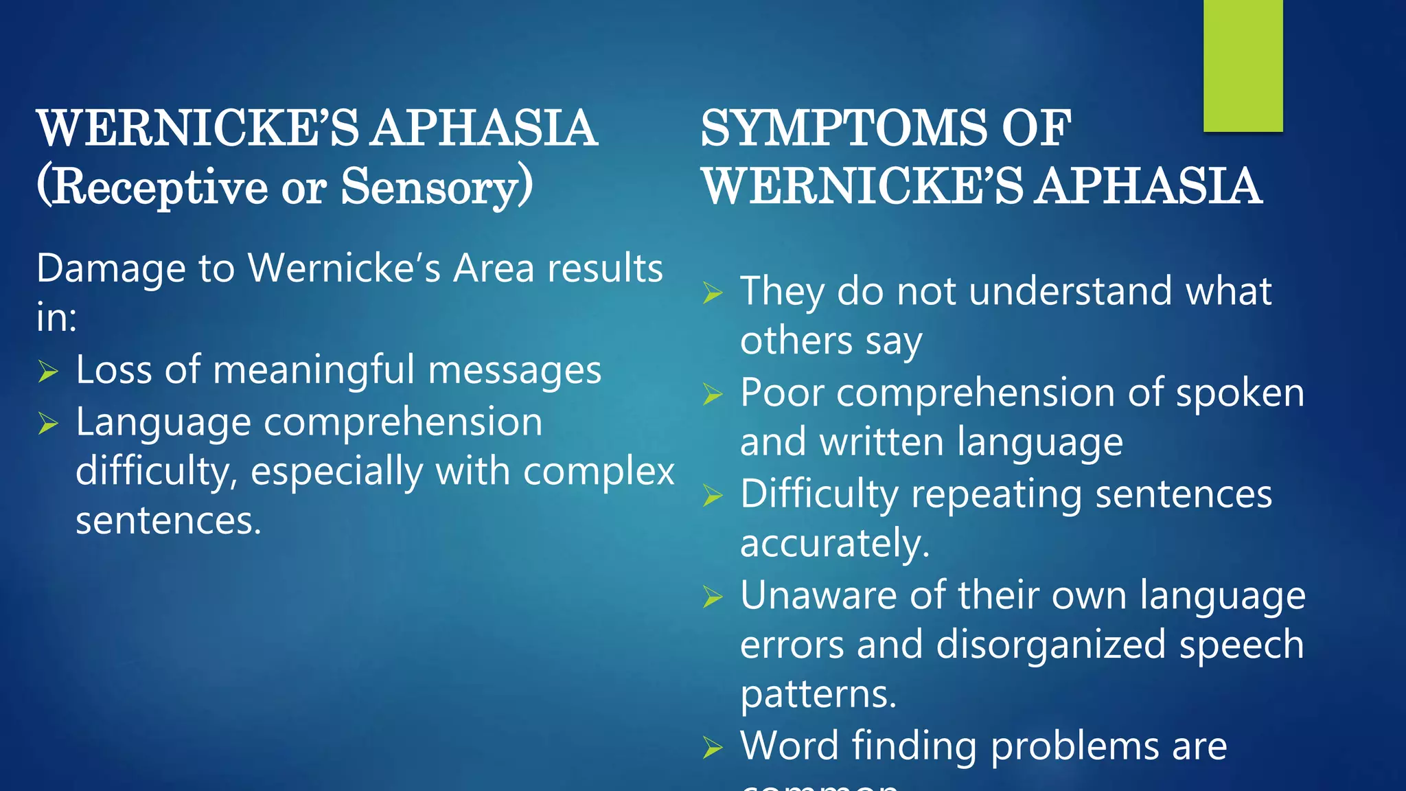 Aphasia and Dyslexia | PPTX