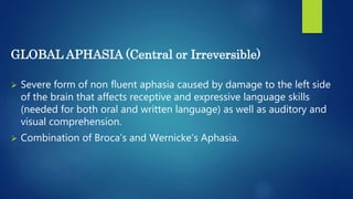 Aphasia and Dyslexia | PPTX