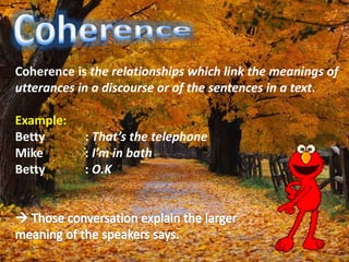 Discourse Analysis (Intro to Linguistics) | PPTX