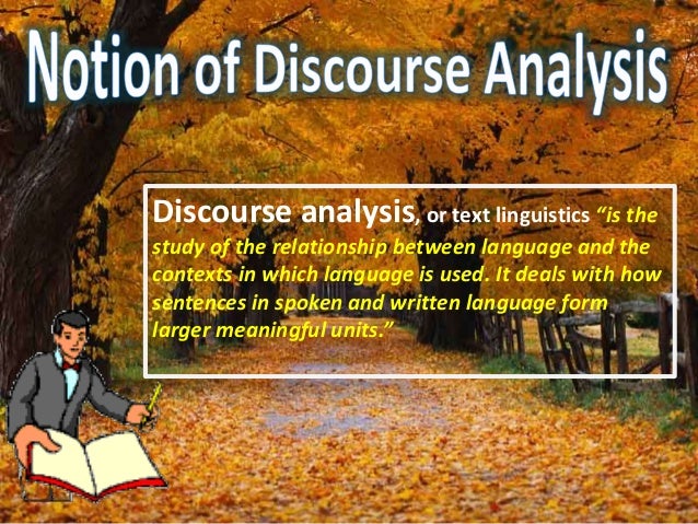 Discourse Analysis Intro To Linguistics discourse-analysis-intro-to-linguistics