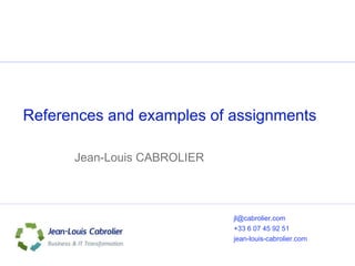 References & Examples | PPT