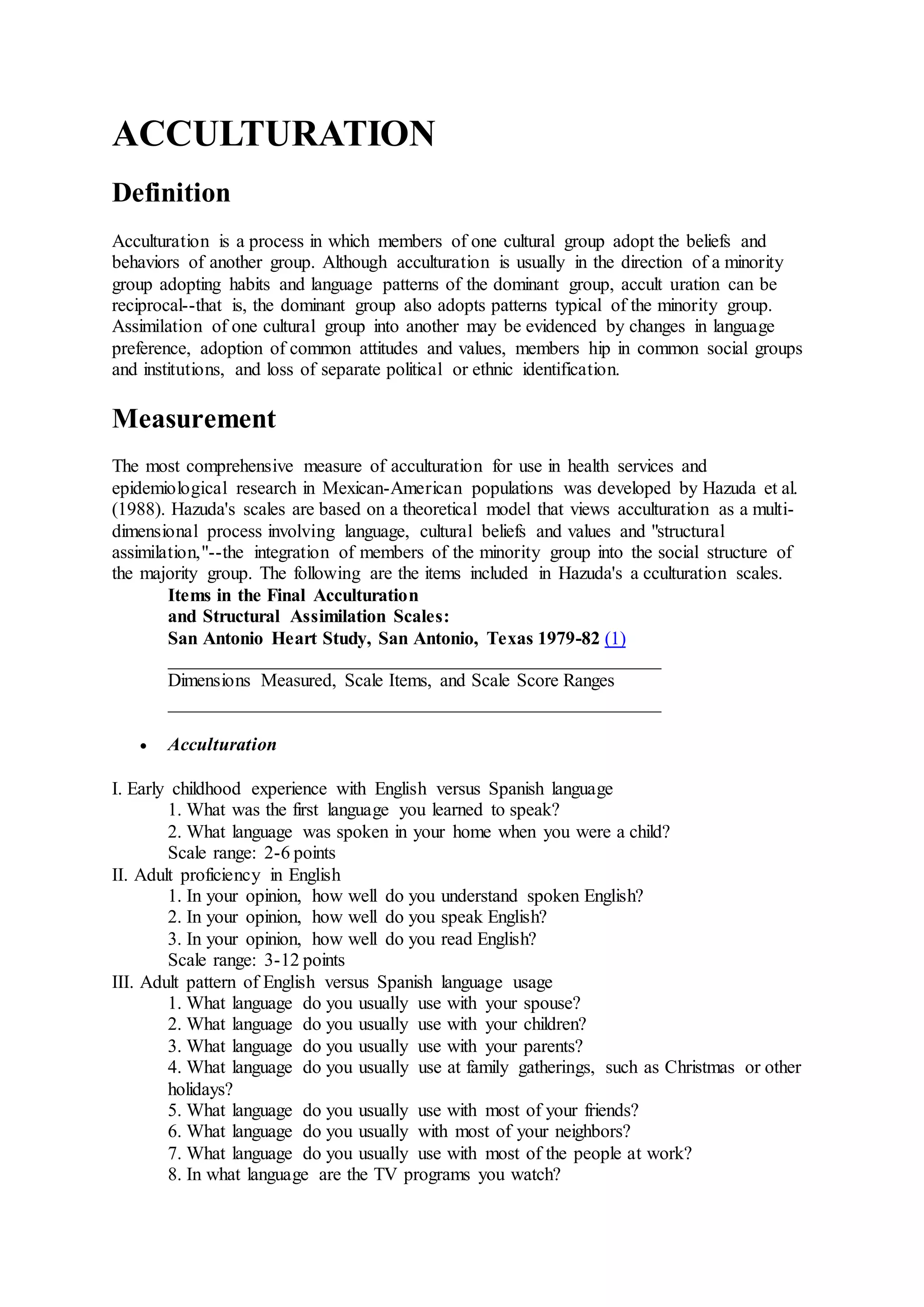 Acculturation 12 oct 2015 | DOCX