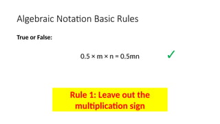 JL Collins 2.3 - 10.1 Algebraic Notation.pptx
