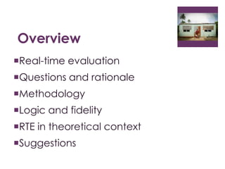 Real time evaluation in theory and practice | PPTX