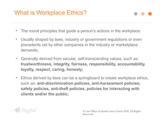 Workplace Ethics: How to Tackle the Small Lapses and Avoid a Company ...