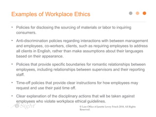 Workplace Ethics: How to Tackle the Small Lapses and Avoid a Company ...