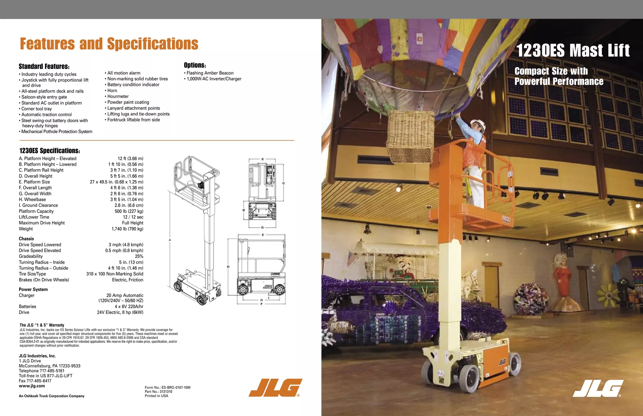 Jlg 1230 Es Ss | PDF