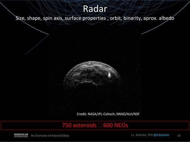 Jl galache - An overview of asteroid data | PPT