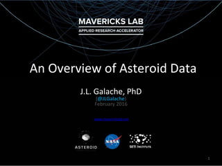 An Overview of Asteroid Data | PPT