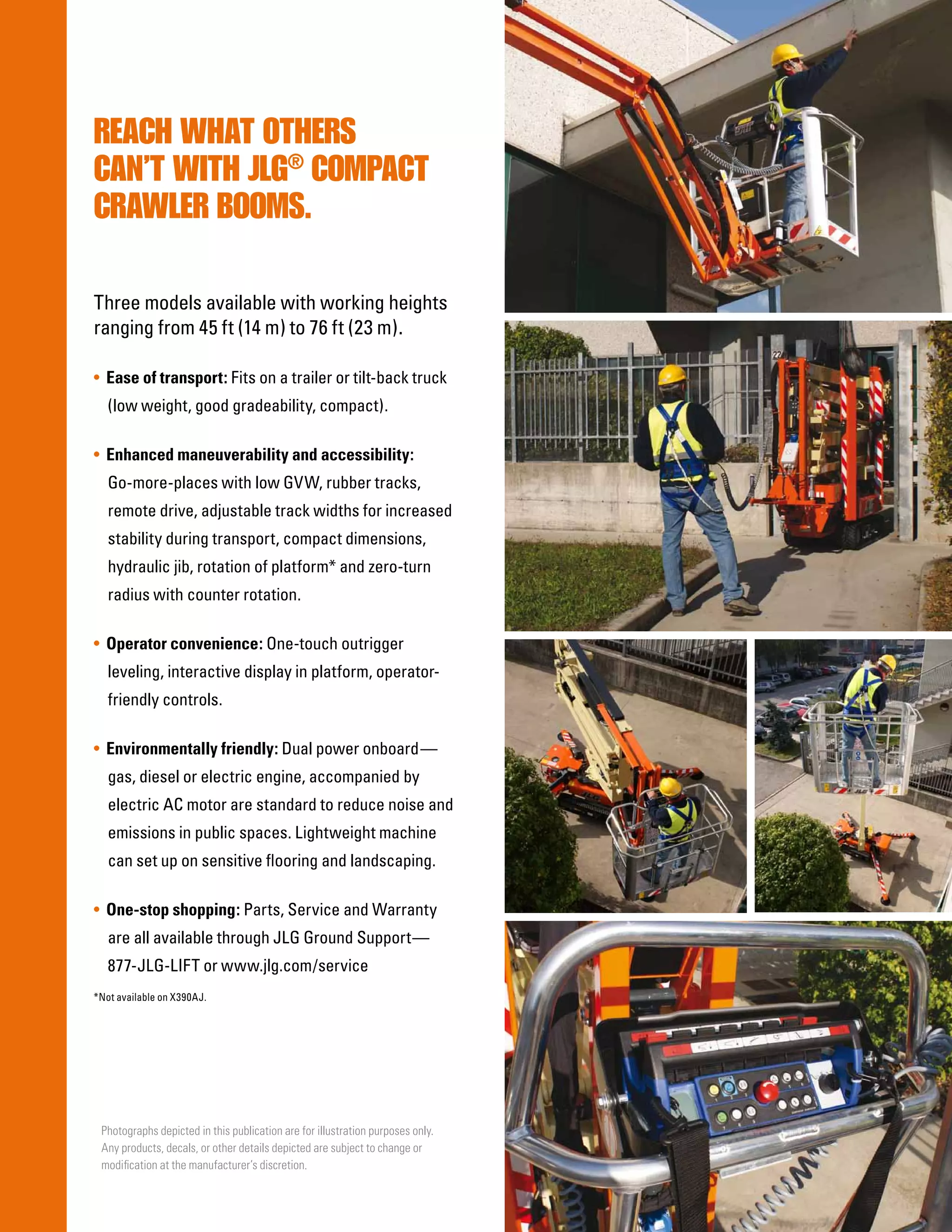 Jlg Compact Crawler Booms | PDF