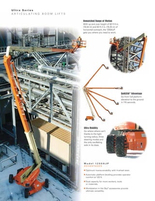 Jlg Ultra Series Boom Lifts1500 Sj | PDF