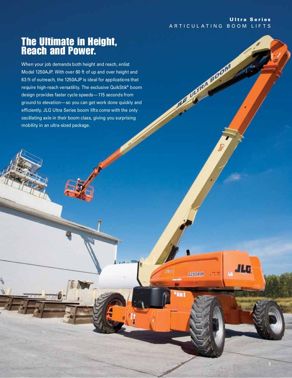 Jlg Ultra Series Boom Lifts1500 Sj