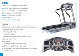 JLL Fitness Treadmill Catalogue 2013 | PDF | Running and Jogging ...
