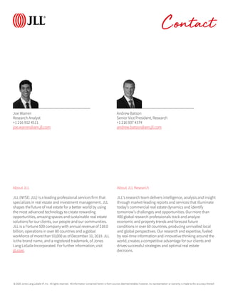 JLL Cleveland Industrial Outlook: Q3 2020 | PDF