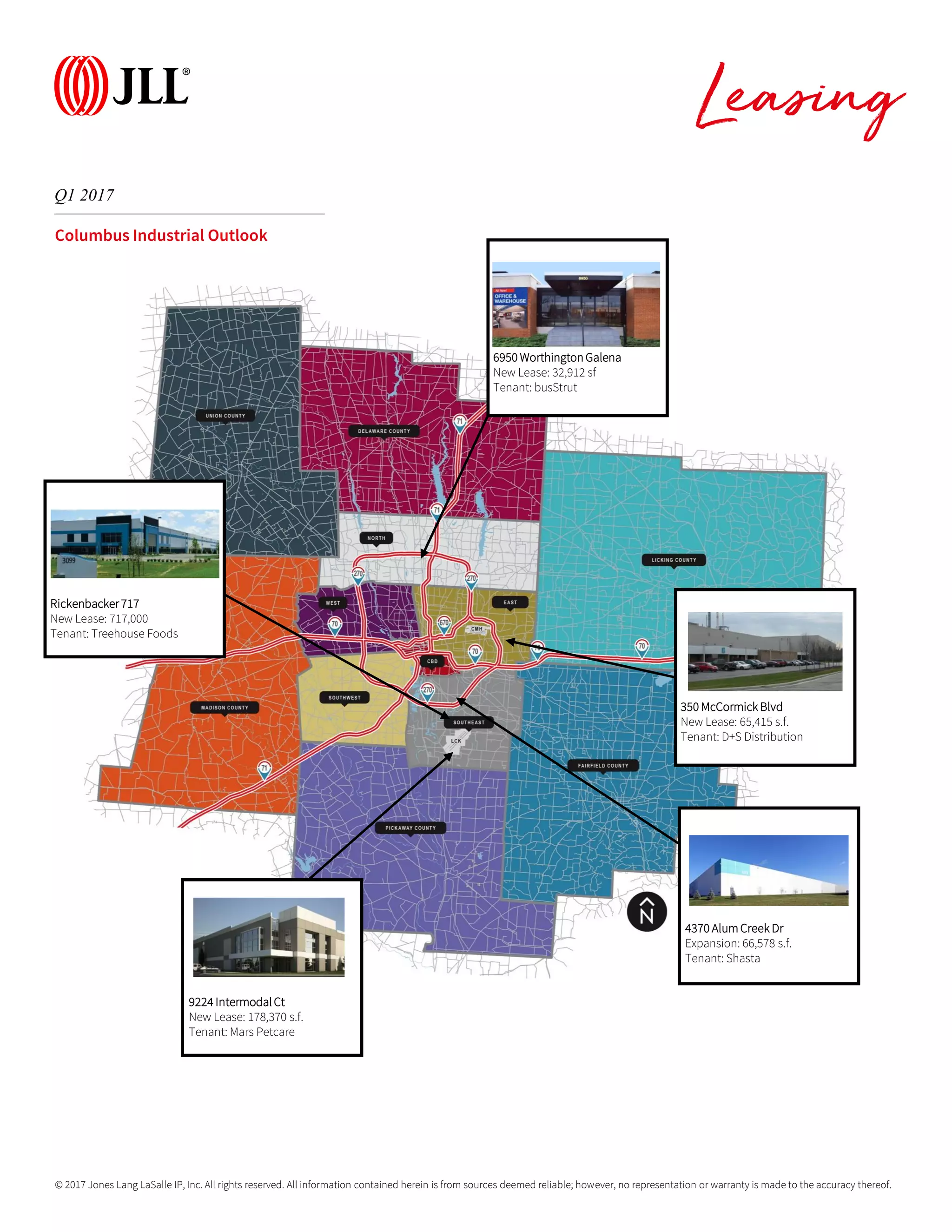 JLL Columbus Industrial Outlook: Q1 2017 | PDF