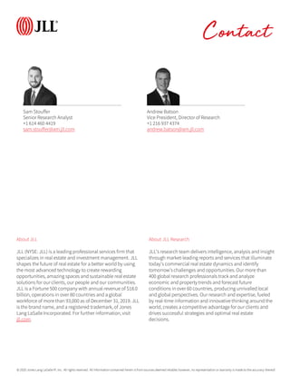 JLL Columbus Office Outlook - Q4 2020 | PDF