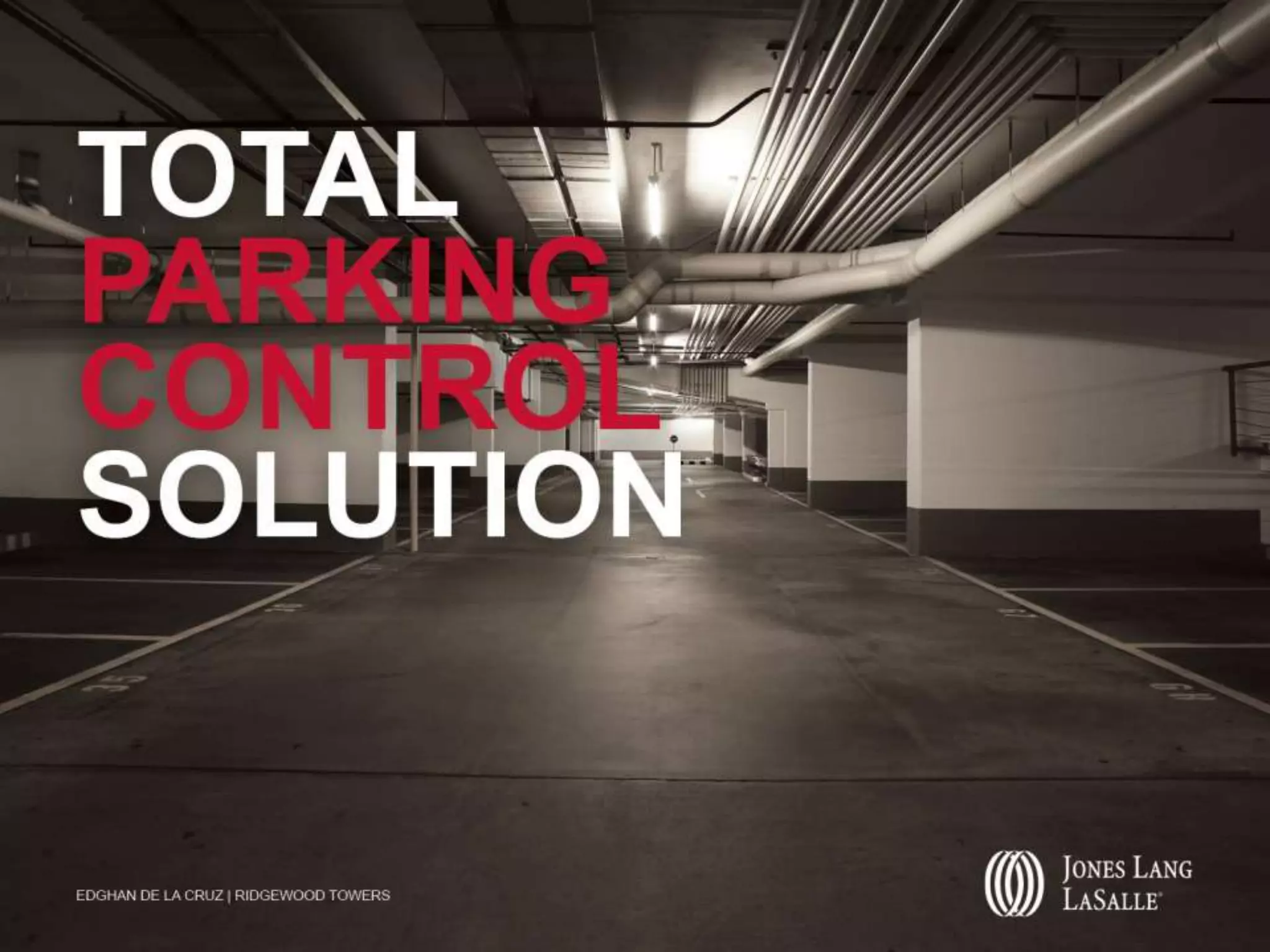 Jll continuous improvement work group presentation total parking ...