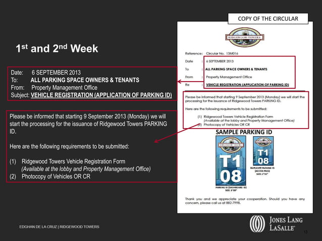 Jll continuous improvement work group presentation total parking ...