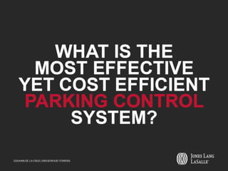 Jll continuous improvement work group presentation total parking ...