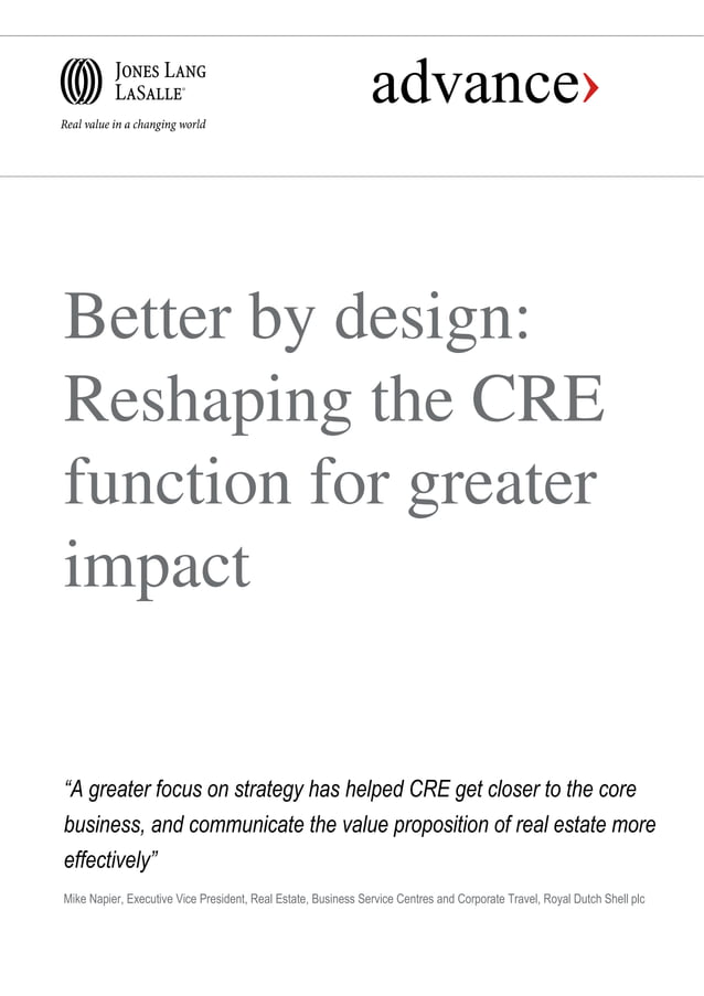 CRE models - Better By Design 2011 | PDF