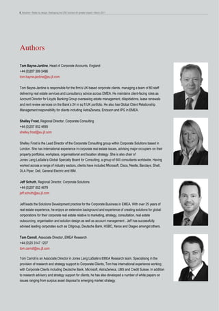 CRE models - Better By Design 2011 | PDF