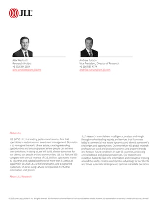 JLL Louisville Industrial Outlook - Q4 2019 | PDF | Commodities | Economy