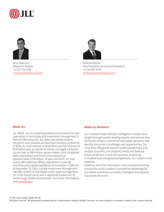 JLL Louisville Office Outlook - Q1 2017 | PDF