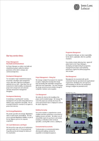 Jll P&Ds Brochure | PDF