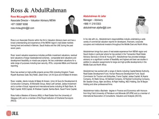 Jll presenters | PDF | Real Estate Industry | Industries