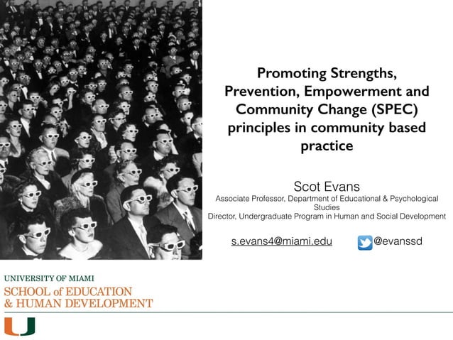 Promoting Strengths, Prevention, Empowerment, Community Change (SPEC) | PDF