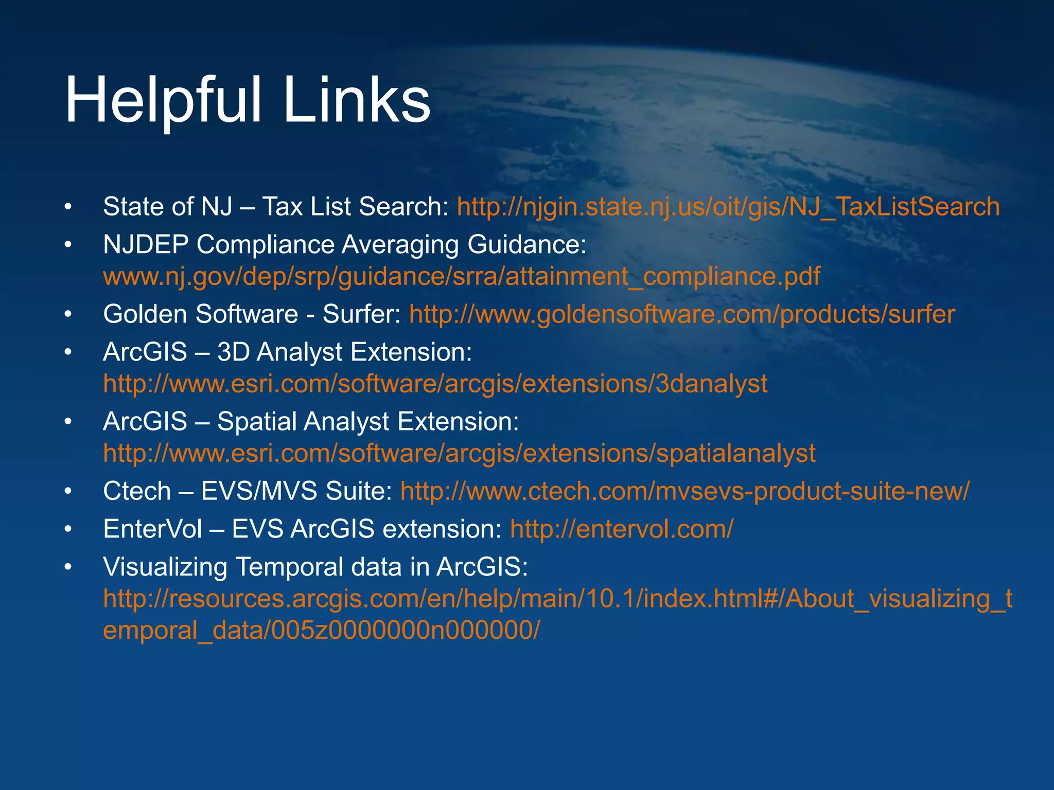 GIS Analysis For Site Remediation | PPTX