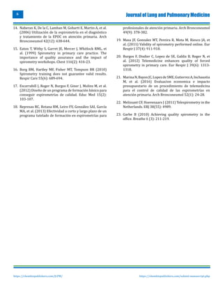 Implementation, Development and Regionalization of a Tele Spirometry ...