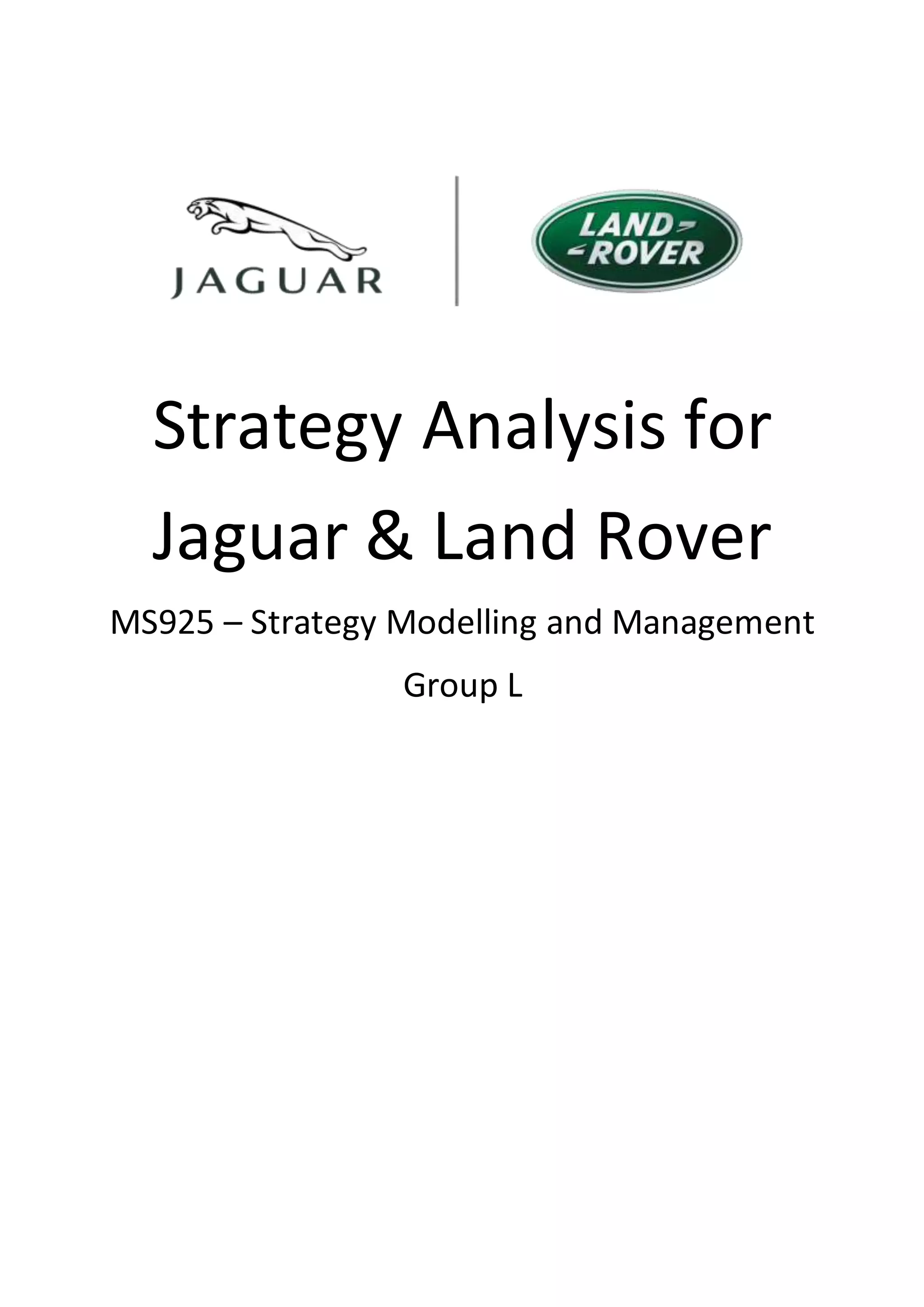 JLR Strategy Analysis | DOCX