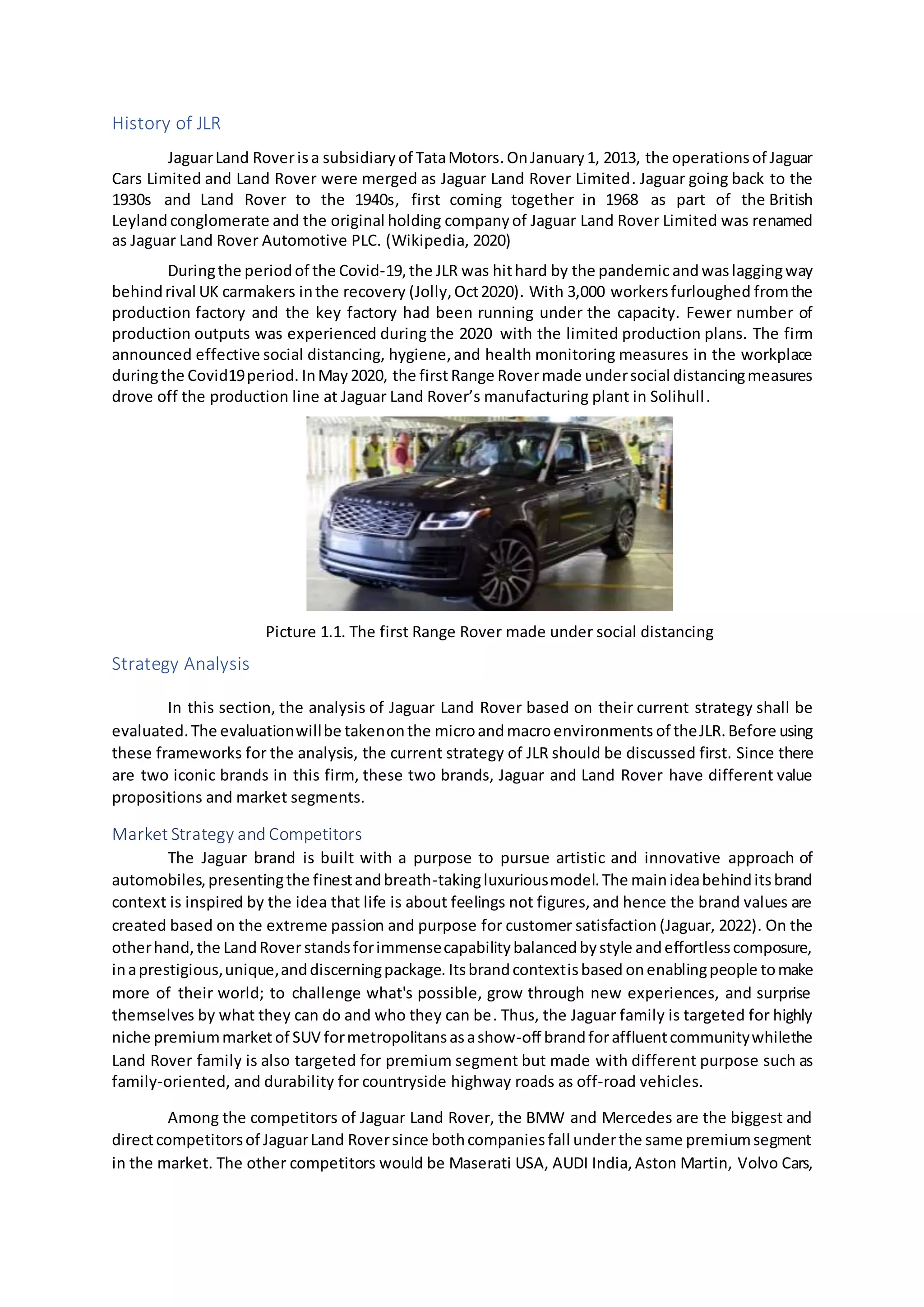 JLR Strategy Analysis | DOCX