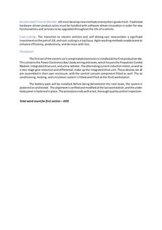 JLR Strategy Analysis | DOCX