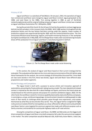 JLR Strategy Analysis | DOCX