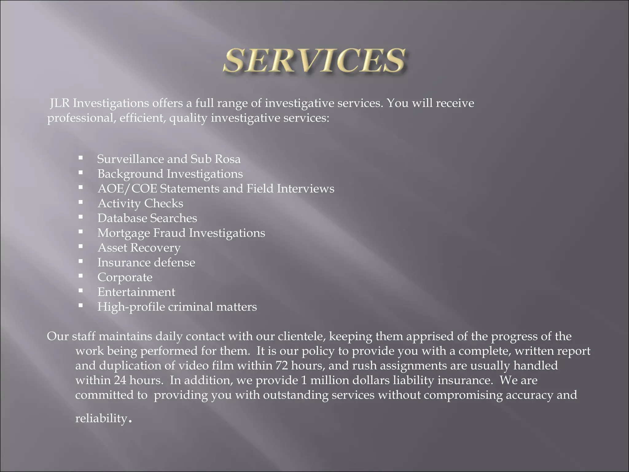 JLR Presentation | PPT