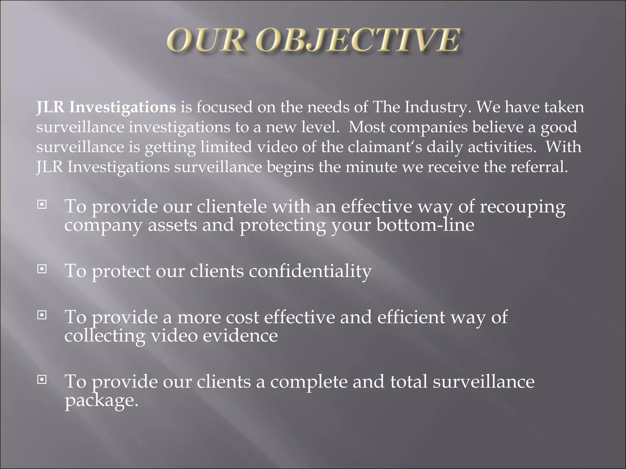 JLR Presentation | PPT