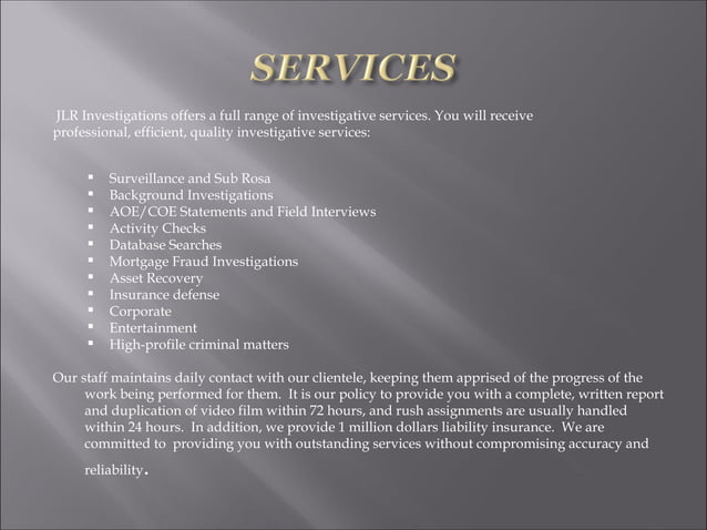 JLR Presentation | PPT