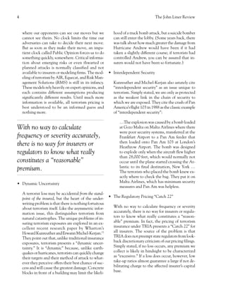 Terrorism, Insurance & TRIA: Are we asking the right questions? | PDF