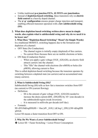 Junctionless Tunnel Field Effect Transistor as a Biosensor | PDF