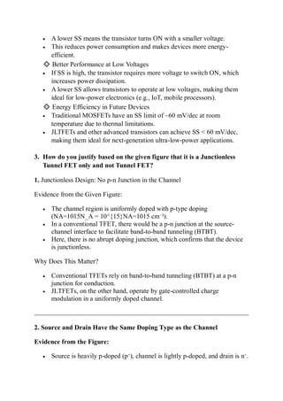 Junctionless Tunnel Field Effect Transistor as a Biosensor | PDF