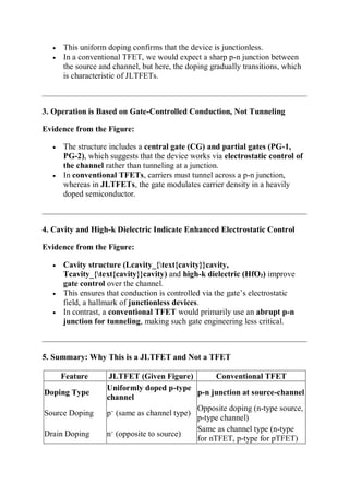 Junctionless Tunnel Field Effect Transistor as a Biosensor | PDF