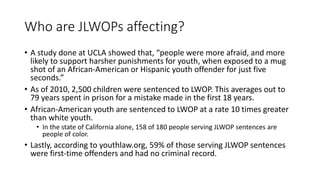 JLWOP Presentation | PPT