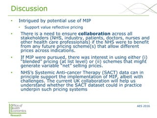 Multi-Indication Pricing: Pros, Cons and Applicability to the UK | PPTX