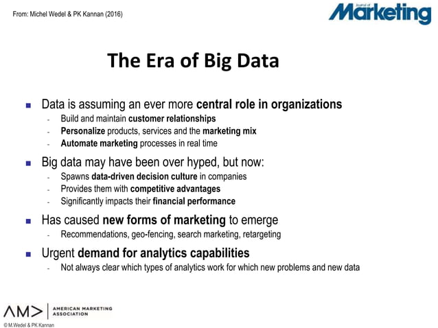 Marketing Analytics for Data-Rich Environments | PPT